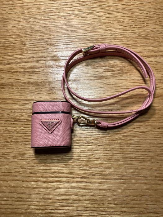 Prada Prada Saffiano Leather AirPods Case w/ Strap | Grailed