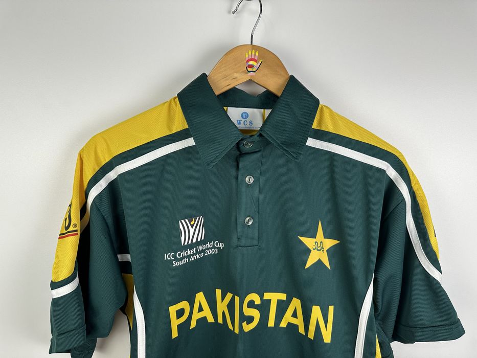 Vintage PAKISTAN National Team Cricket World Cup 03 Jersey Kohinoor ...