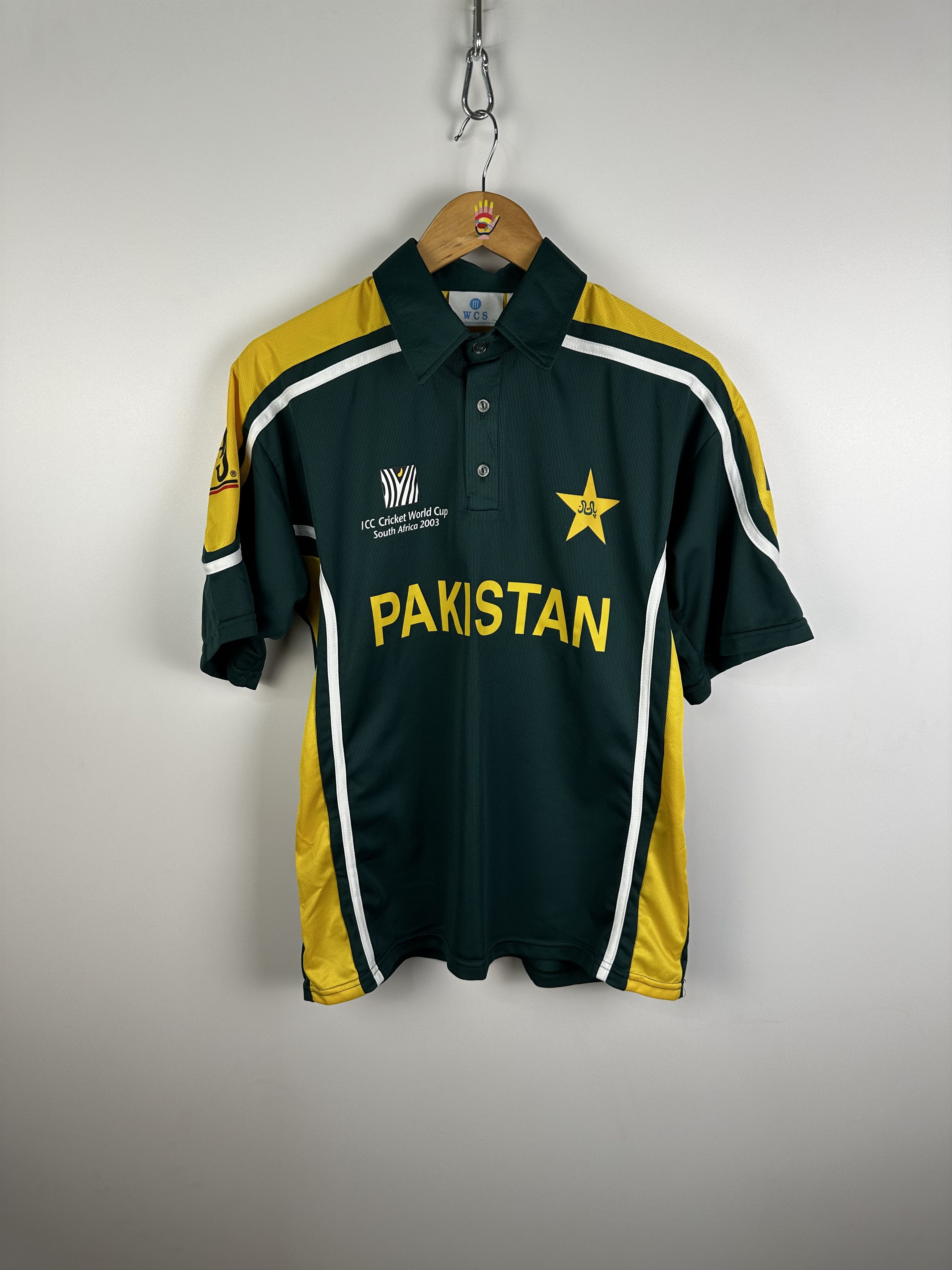 Vintage PAKISTAN National Team Cricket World Cup 03 Jersey Kohinoor ...