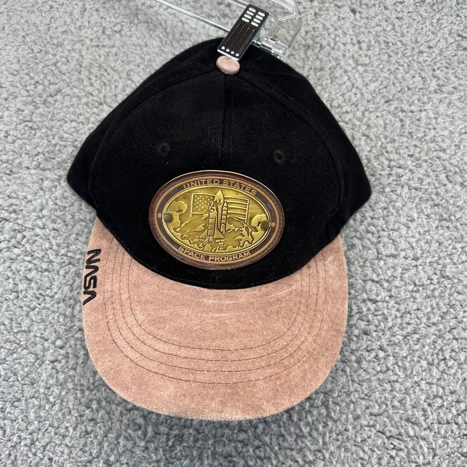 Nasa Vintage Neil Armstrong Museum Hat Black NASA Space Black Brown ...