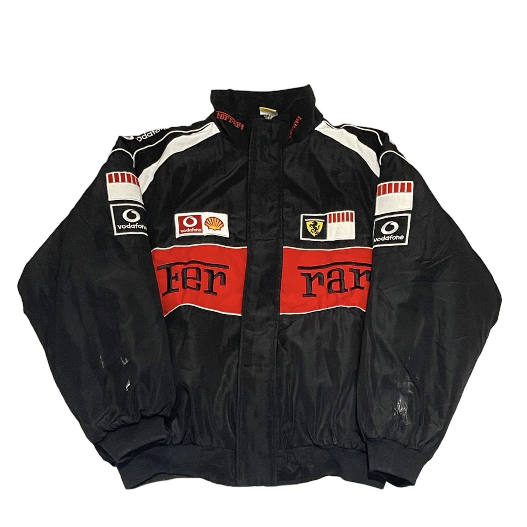 Ferrari Vintage Style Bomber Jacket | Racing Formula 1 | Ferrari | Grailed