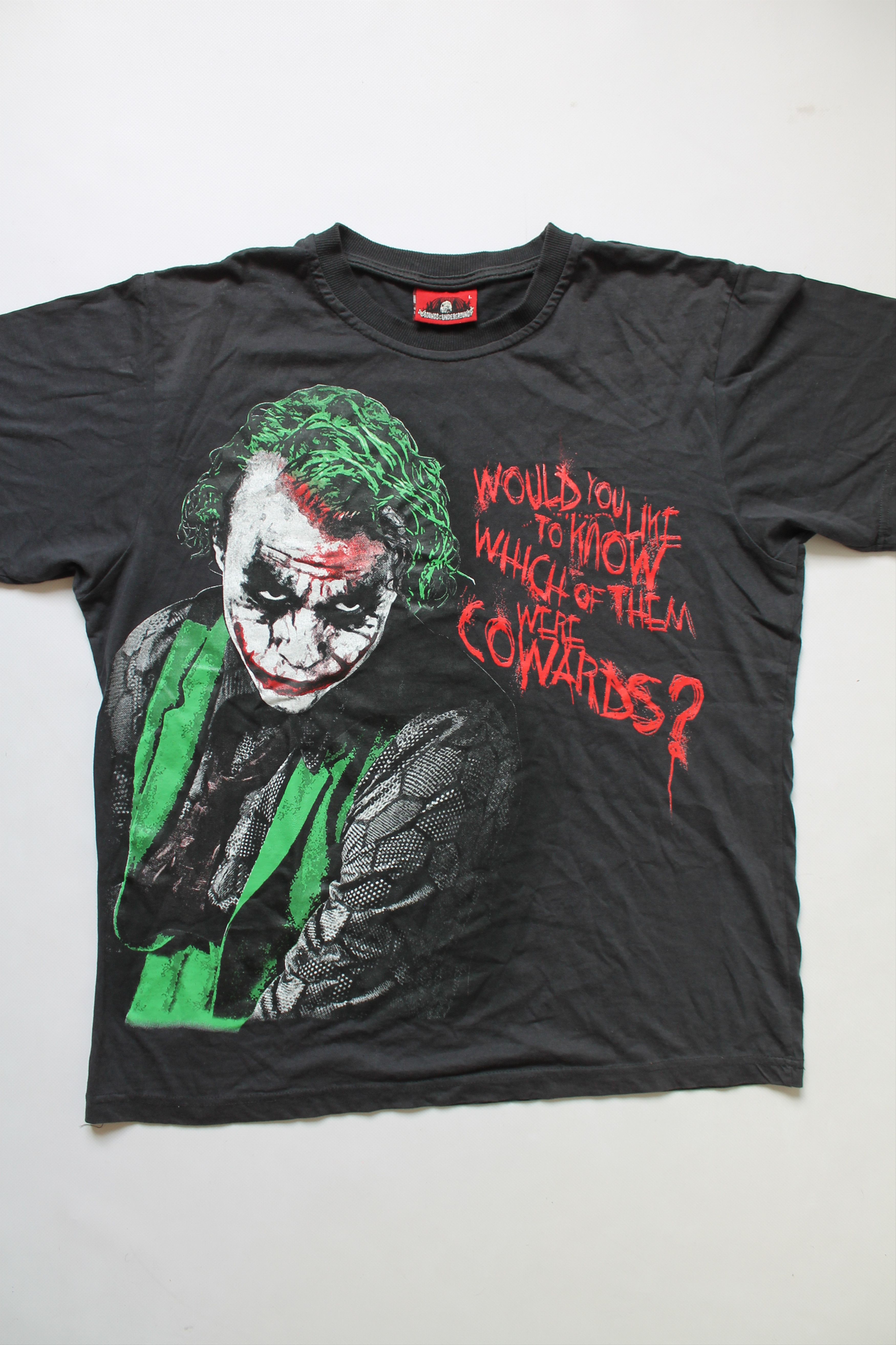 Batman × Movie × Vintage Batman: The Dark Knight Joker movie t shirt tee full print | Grailed