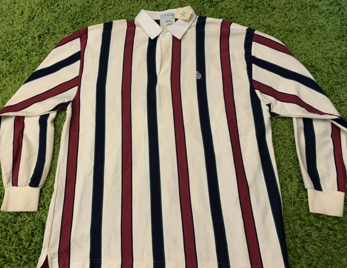 Izod × Streetwear × Vintage Vintage 90s Izod Lacoste Polo Long Sleeve Shirt Size L | Grailed