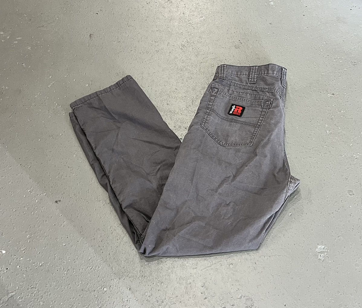 Vintage Vintage Wrangler Riggs Workwear Grey 34 Work Pants | Grailed