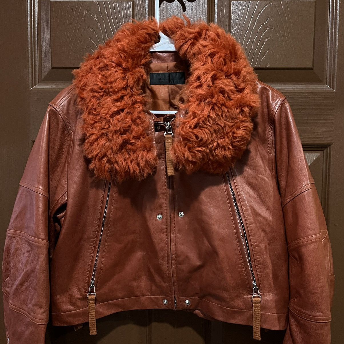 Helmut Lang Helmut Lang Leather Astro Jacket | Grailed