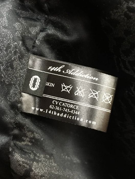 14th Addiction ***SOLD*** 14th Addiction Leather Jacket Hood | Grailed