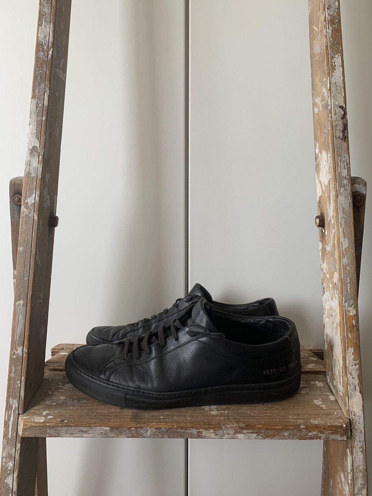 Common Projects Common Projects Achilles Low All Black Sneakers | Grailed