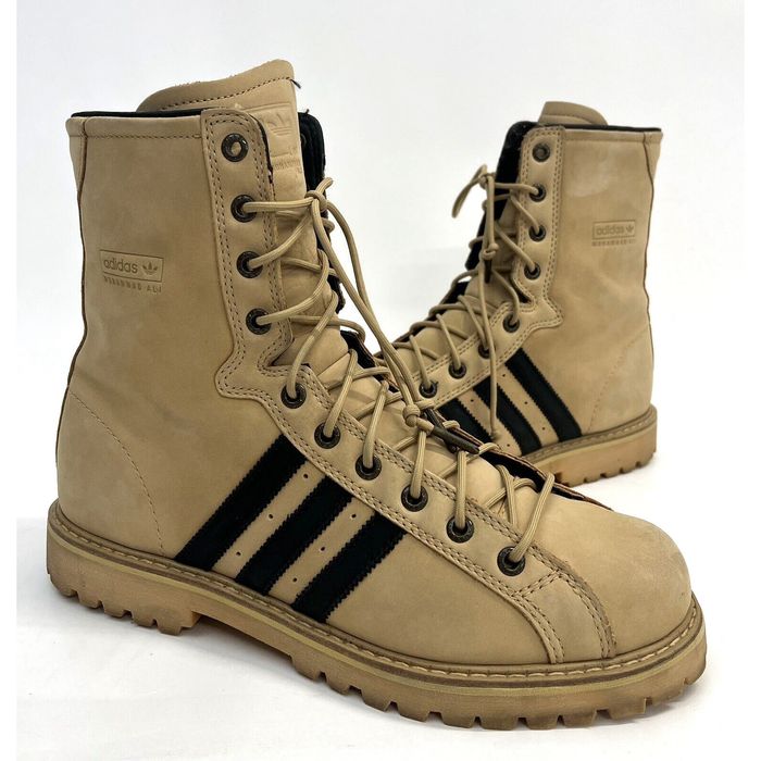 Adidas Adidas ALI TRAINER Boots Mens 11 Tan Brown Muhammad Ali Boxing ...