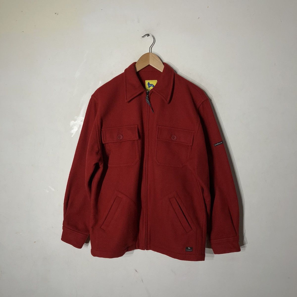 Japanese Brand 🔥90’s VINTAGE WOOL BOMBER JACKET LOGO SARAH ISSEY MIYAKE ...