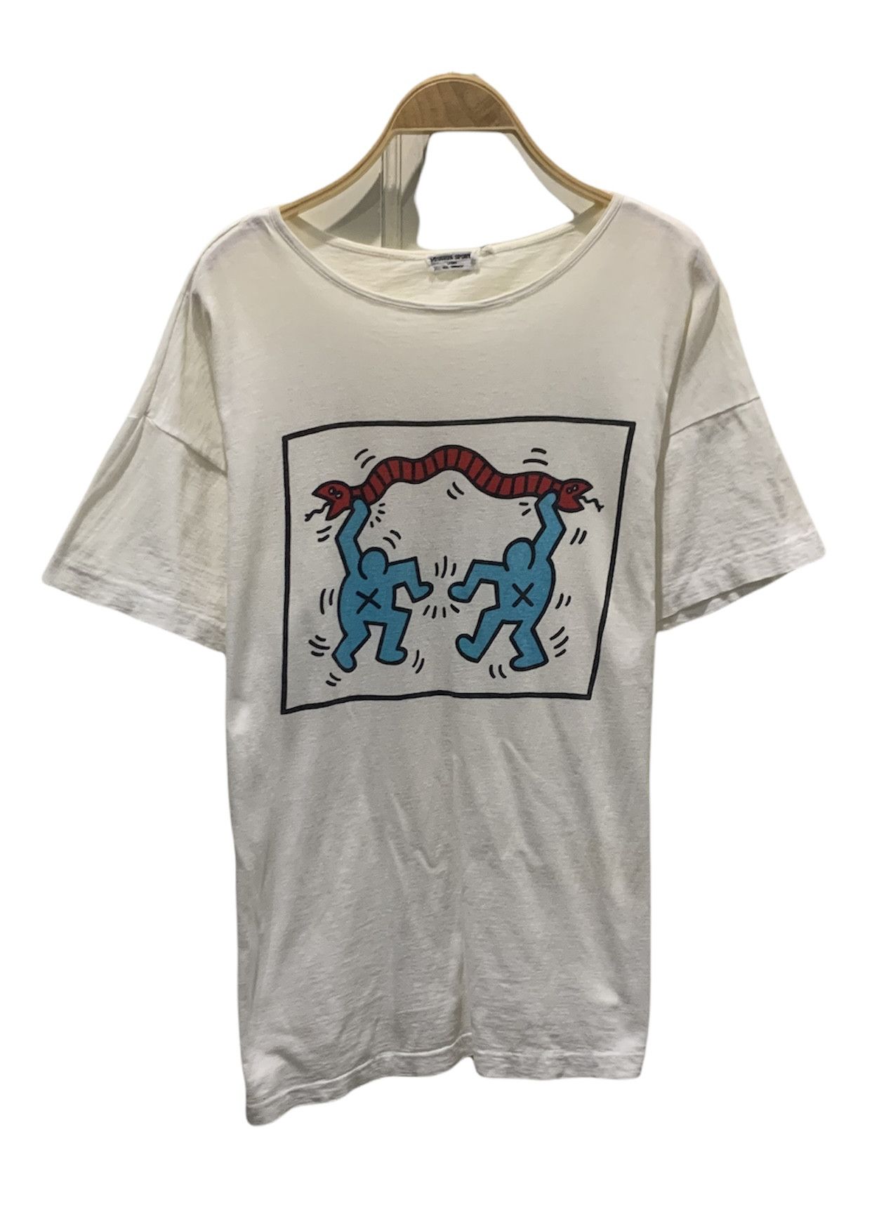 Keith Haring × Streetwear × Vintage Vintage Keith Haring Snake Tee ...