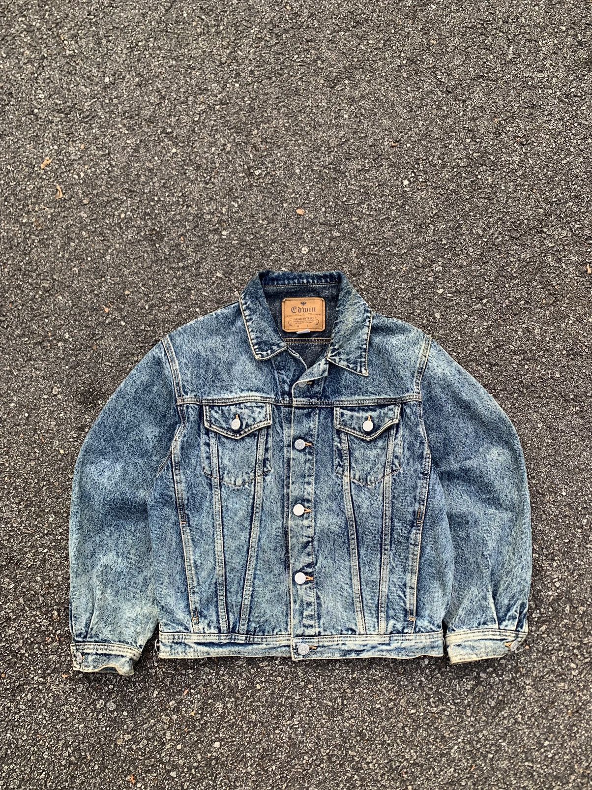 Edwin 👹EDWIN JAPAN ASID WASH TRUCKER JACKET | Grailed