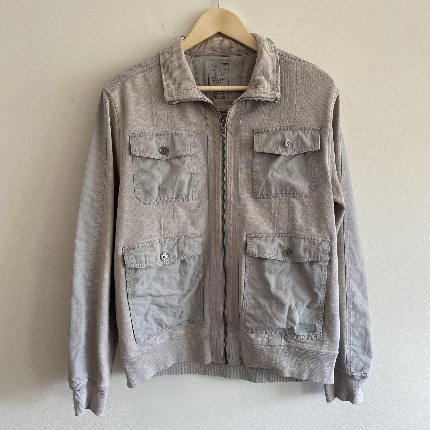 Calvin Klein Faded Vintage Field Jacket Light Jackets