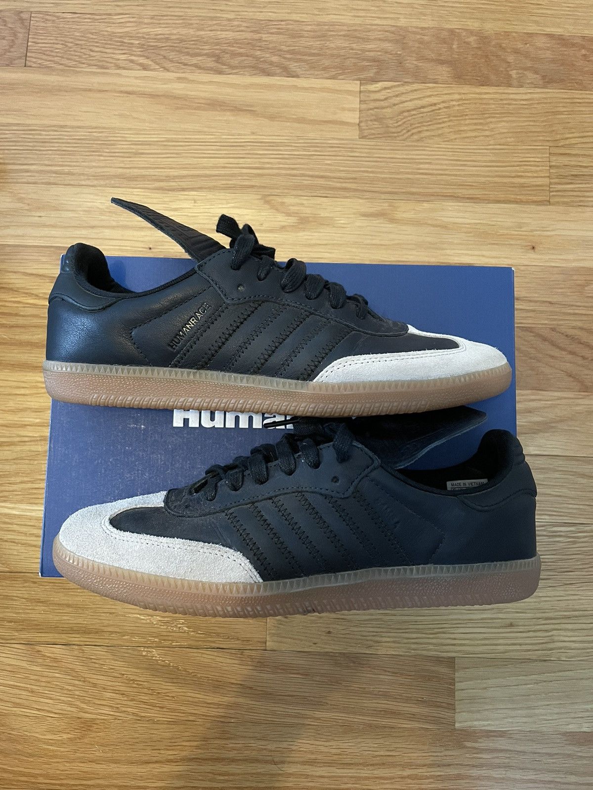 Adidas × Human Made × Pharrell Adidas Black Human Race Samba | Grailed
