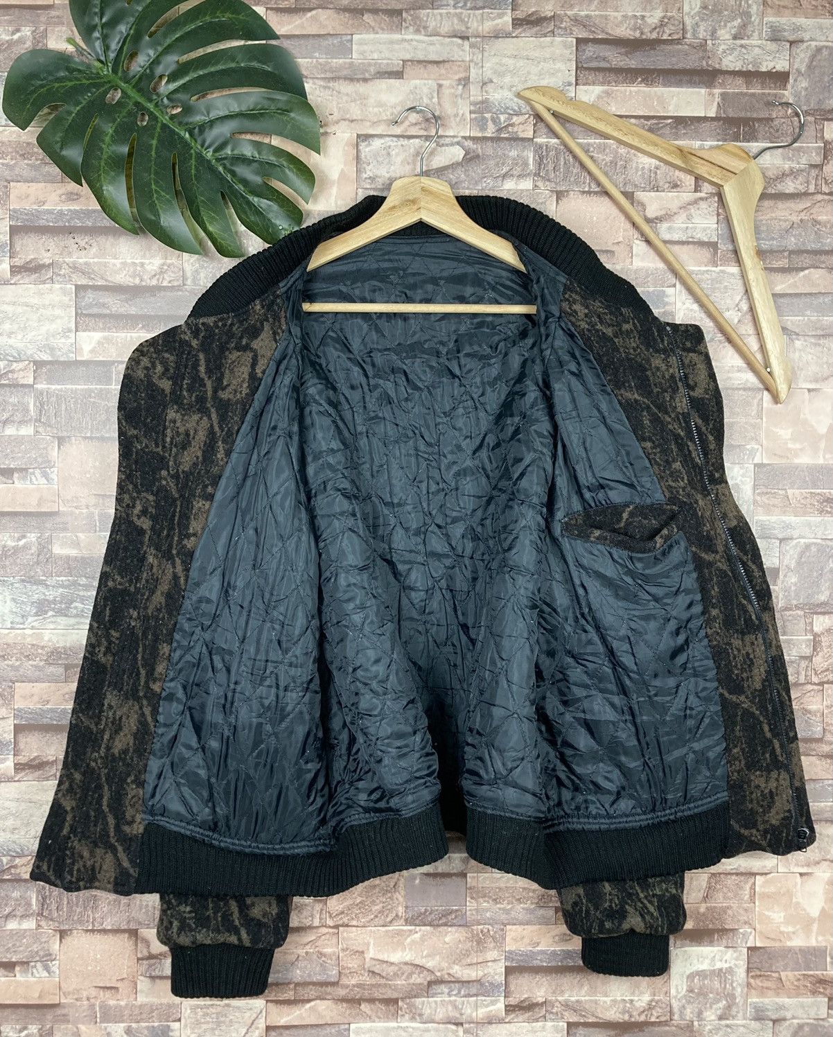 Seditionaries Mr. Junko koshino wool bomber acid wash jacket | Grailed