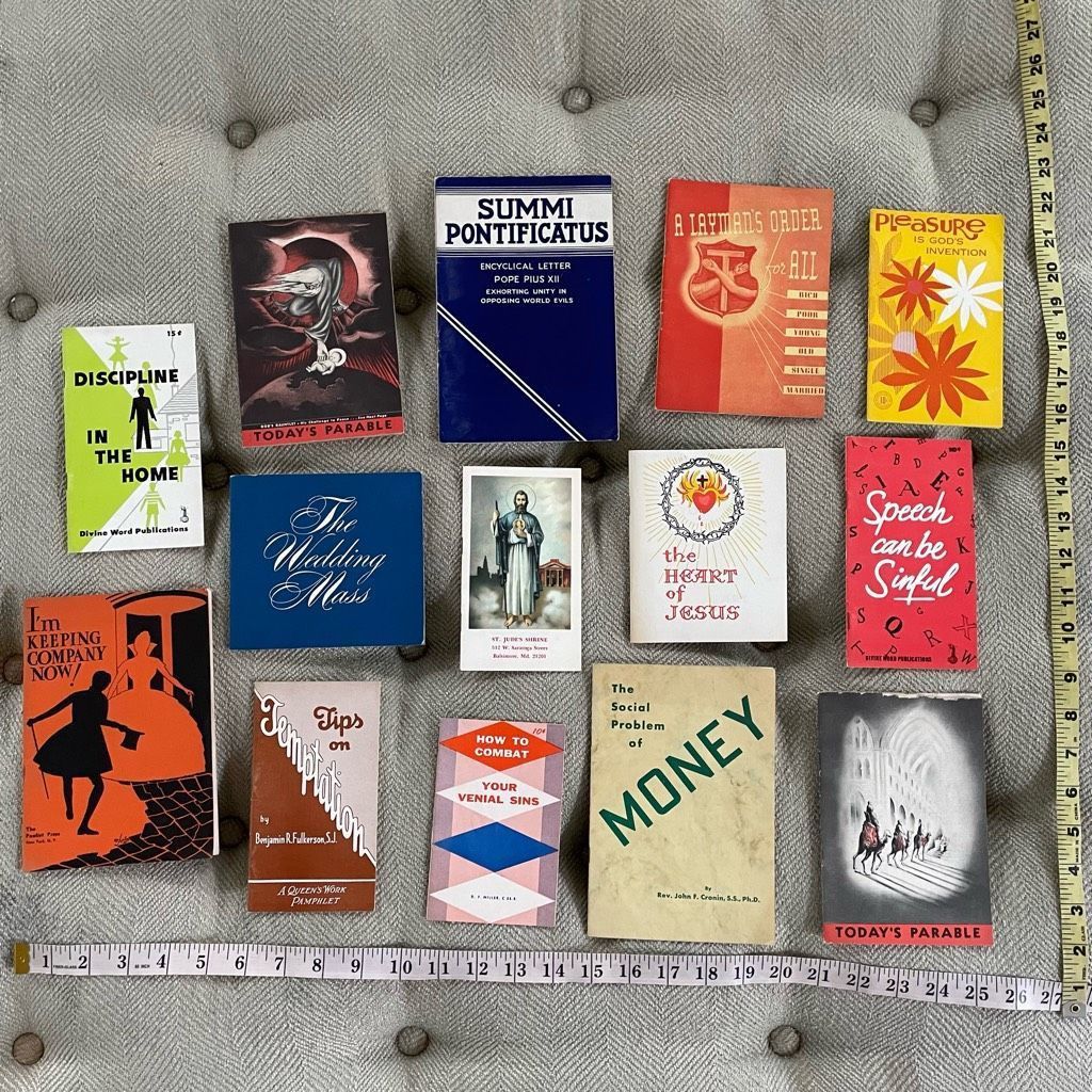 Vintage 14 Vintage 30s 40s 60s Religious Pamphlets Booklets Brochure ...