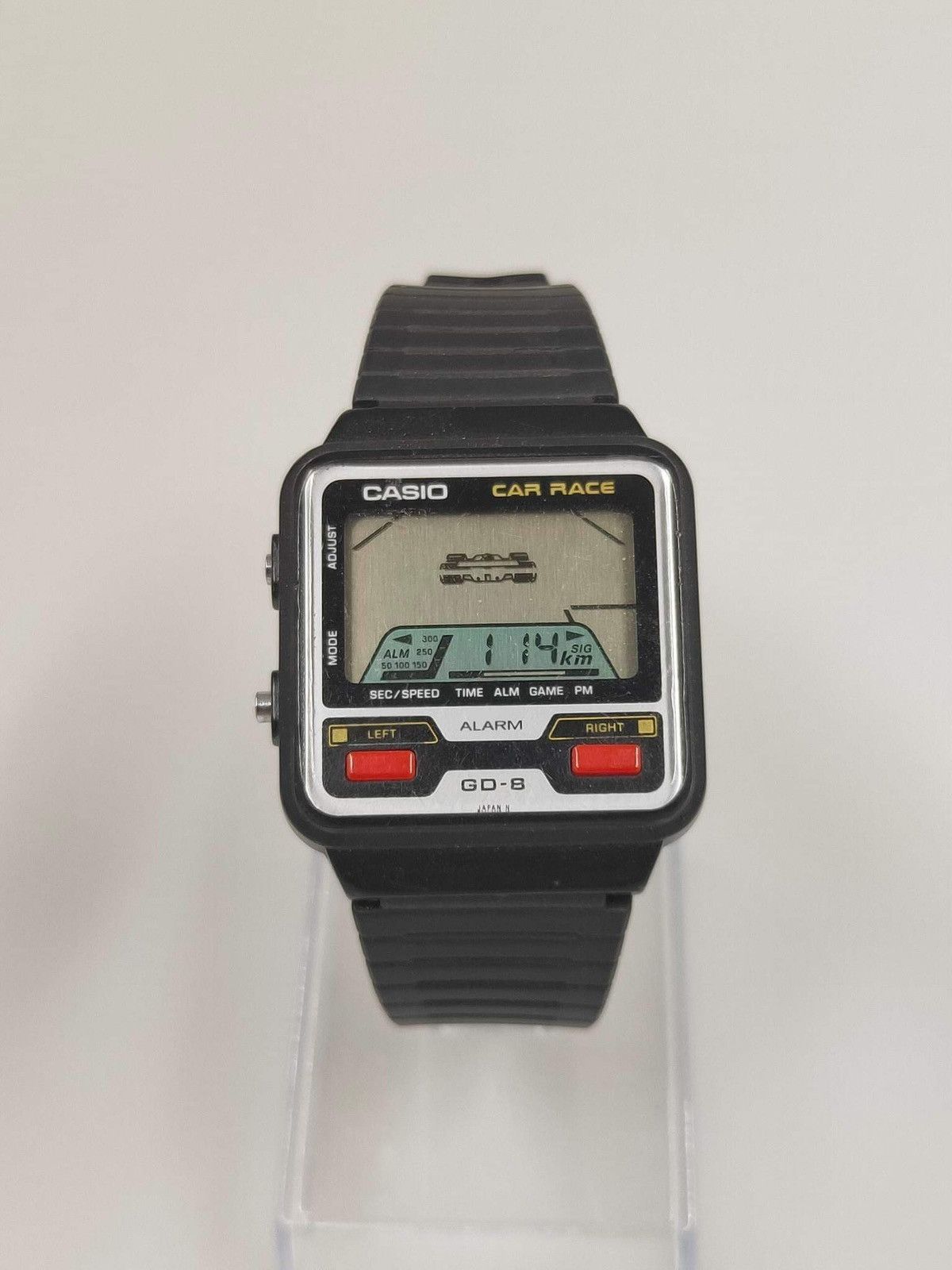 Japanese Brand × Vintage × Watch Rare Vintage CASIO GD-8 Car Race GAME ...