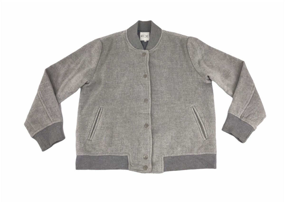 Japanese Brand KOE Japanese Brand Varsity Jacket Wool Quilted Inner ...