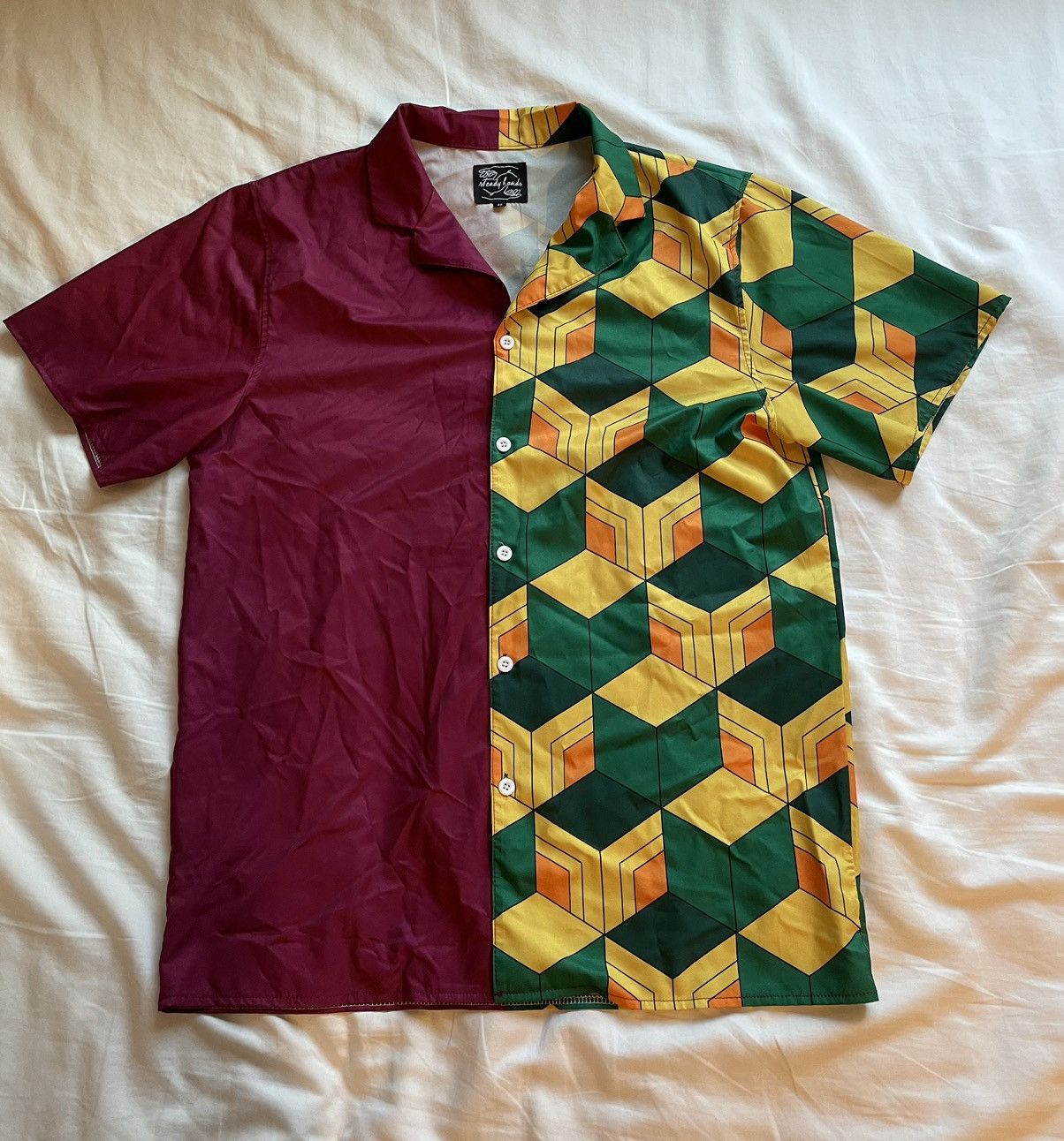 Steady Hands Giyu Tomioka “Dead Calm” Button Up | Grailed