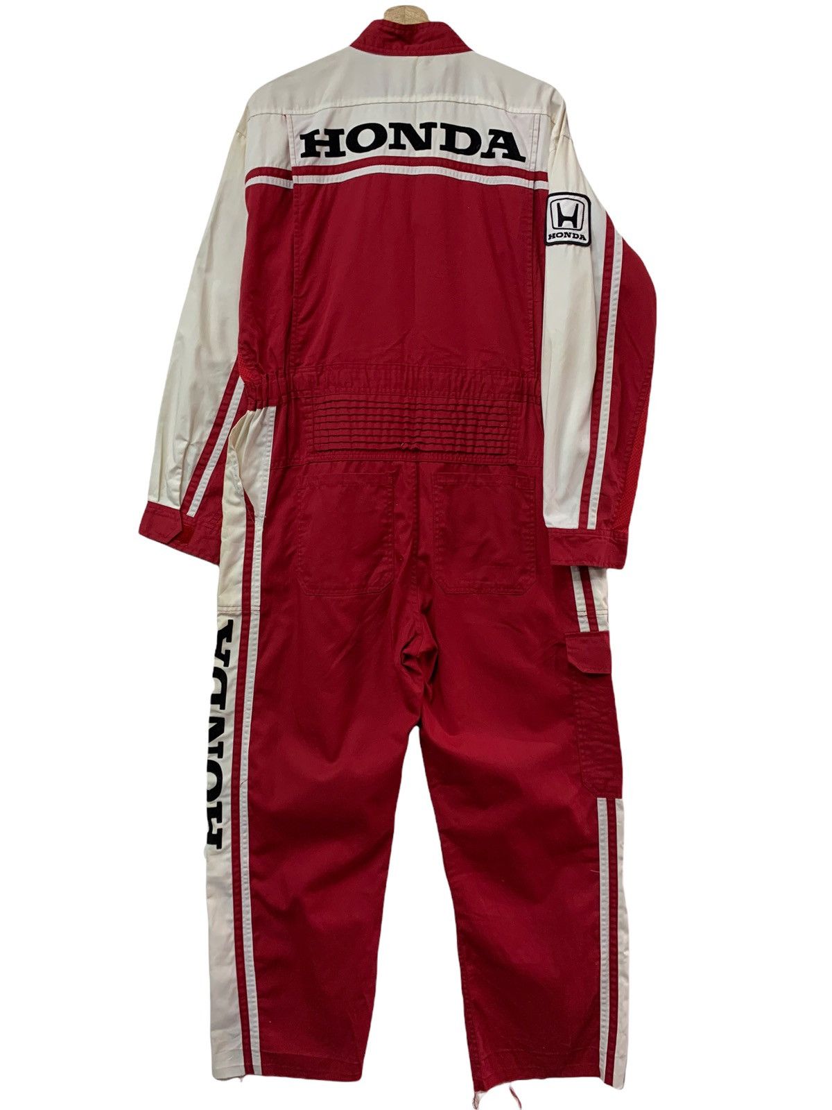 Honda × Overalls × Racing 🔥VTG HONDA RACING COVERALL | Grailed