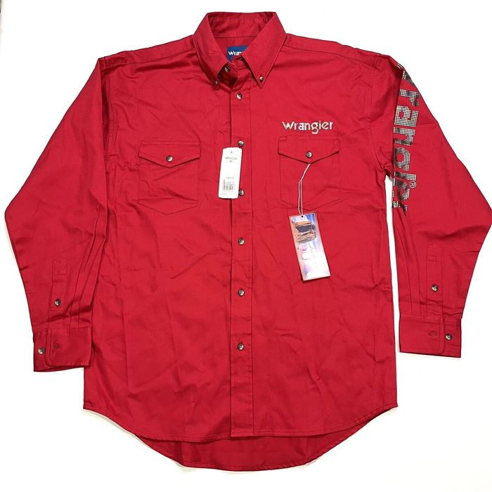 Wrangler new WRANGLER Painted Desert Shirt Mens MEDIUM Western Rodeo ...