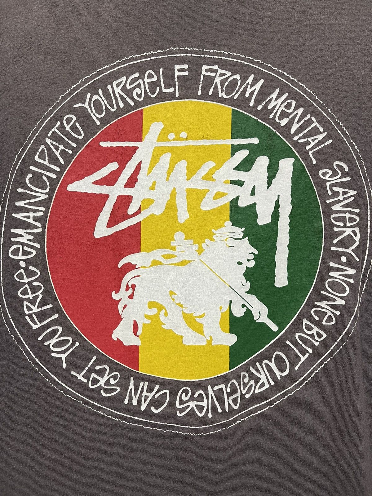 Vintage Vintage 90s Stussy Freelin Irie rasta Shirt Single Stitch | Grailed