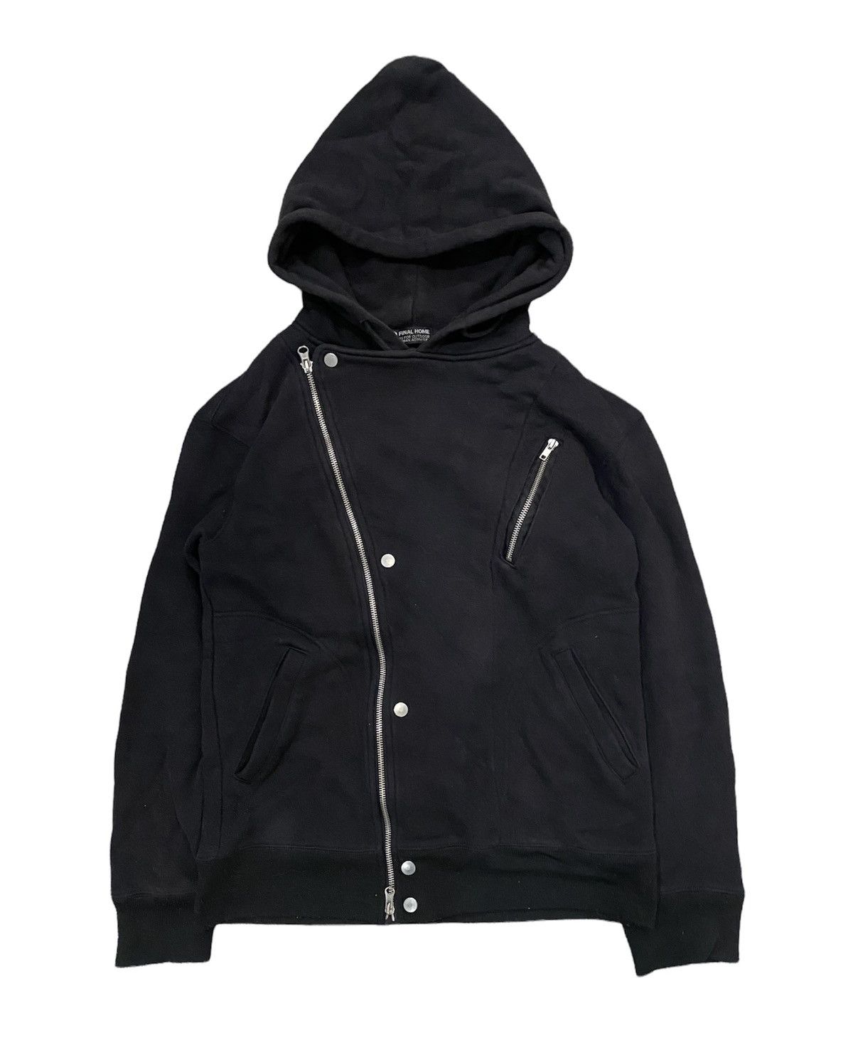 Final Home × Issey Miyake 90's Final Home asymmetrical zipper sweat ...