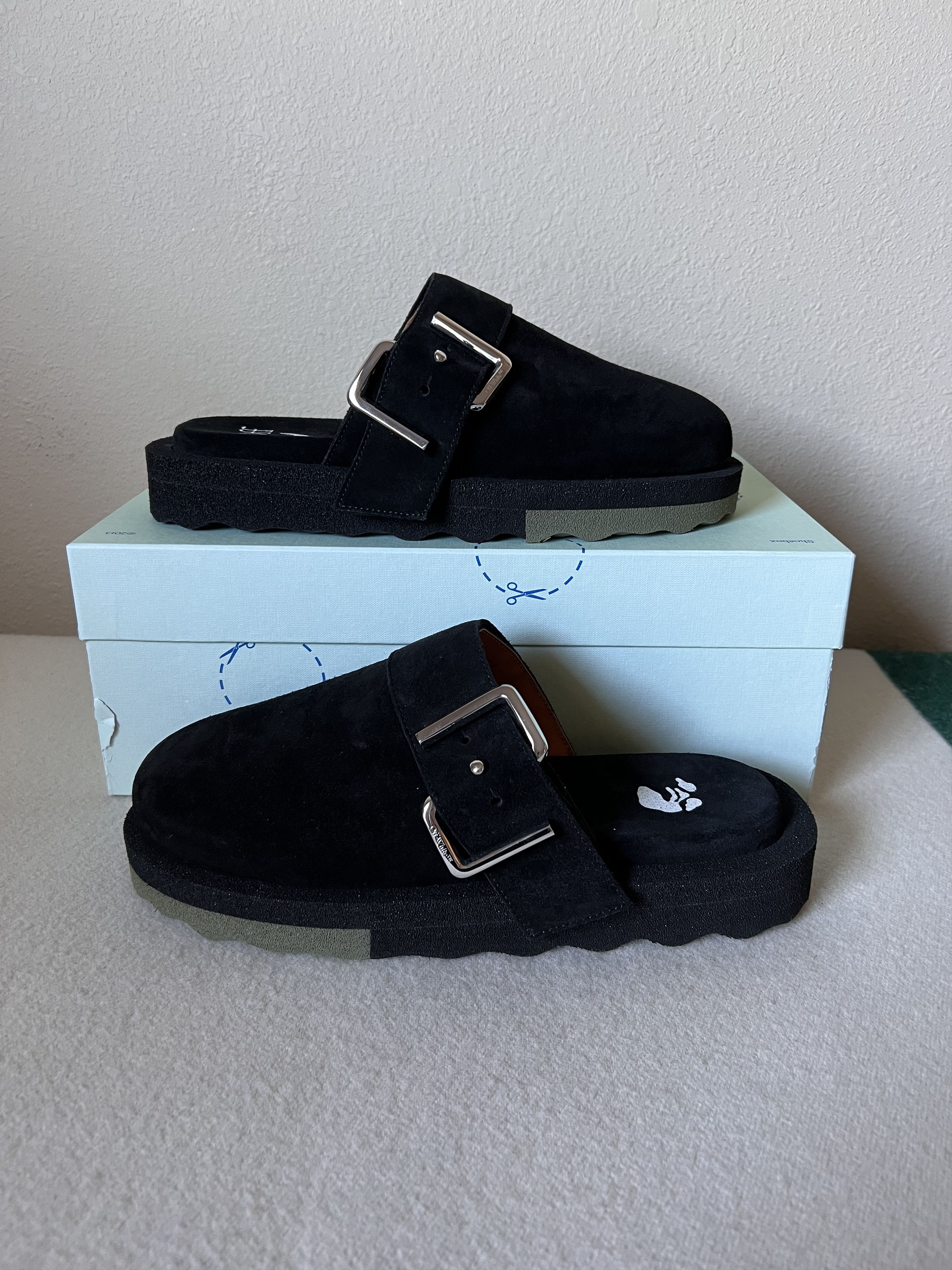 Off-White Off White Sponge Clog in Black | Grailed