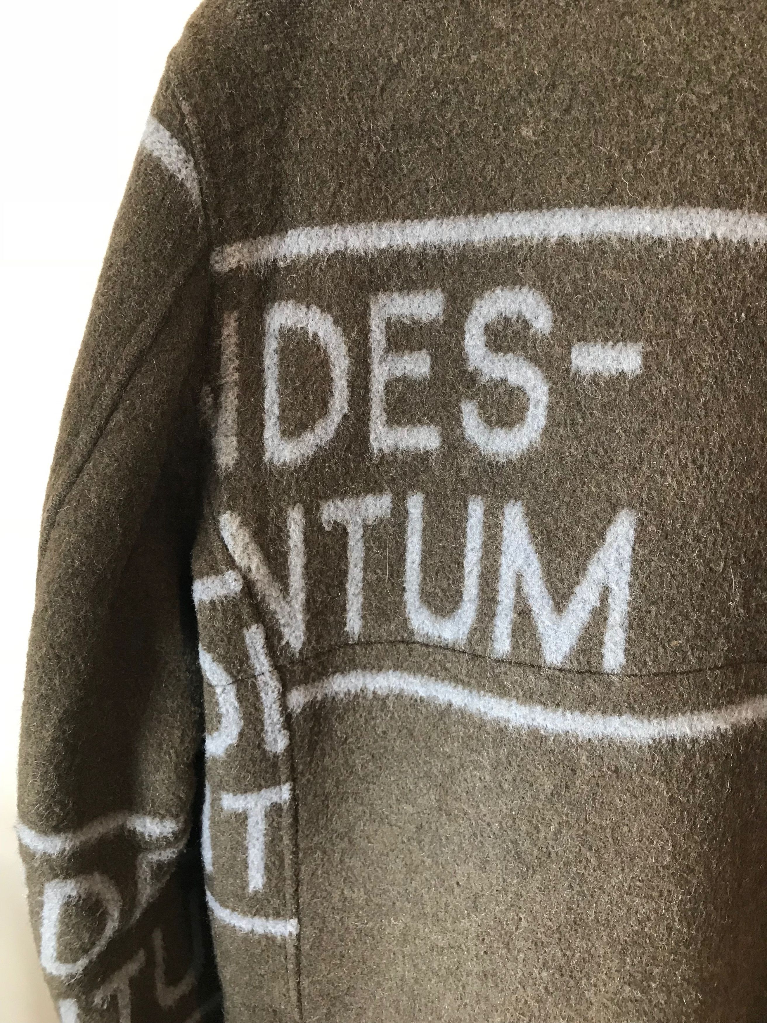 Mastermind Japan Felted Wool Military Peacoat | Grailed