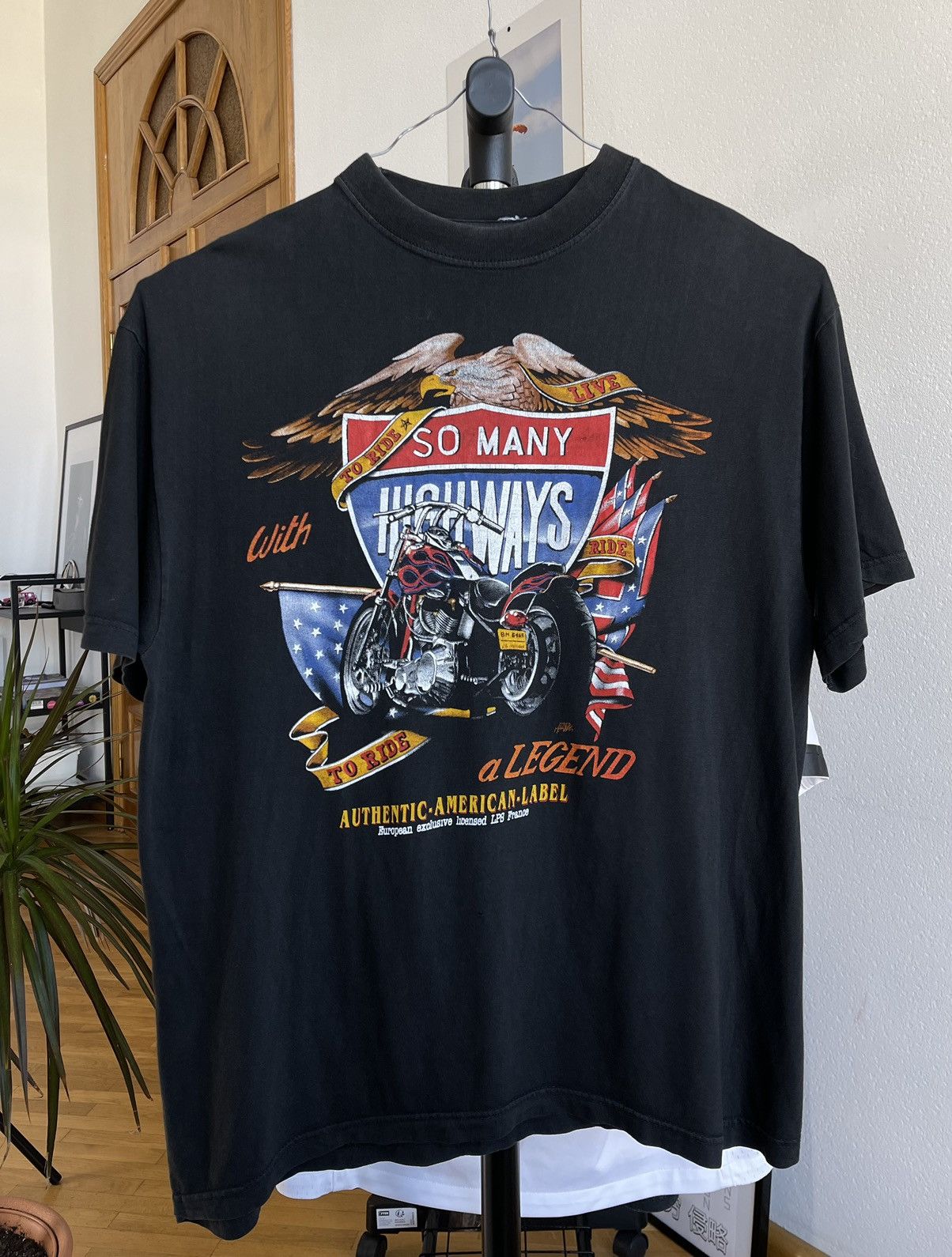 Harley Davidson × Vintage vintage Harley Biker Genuine Hawg Tee | Grailed