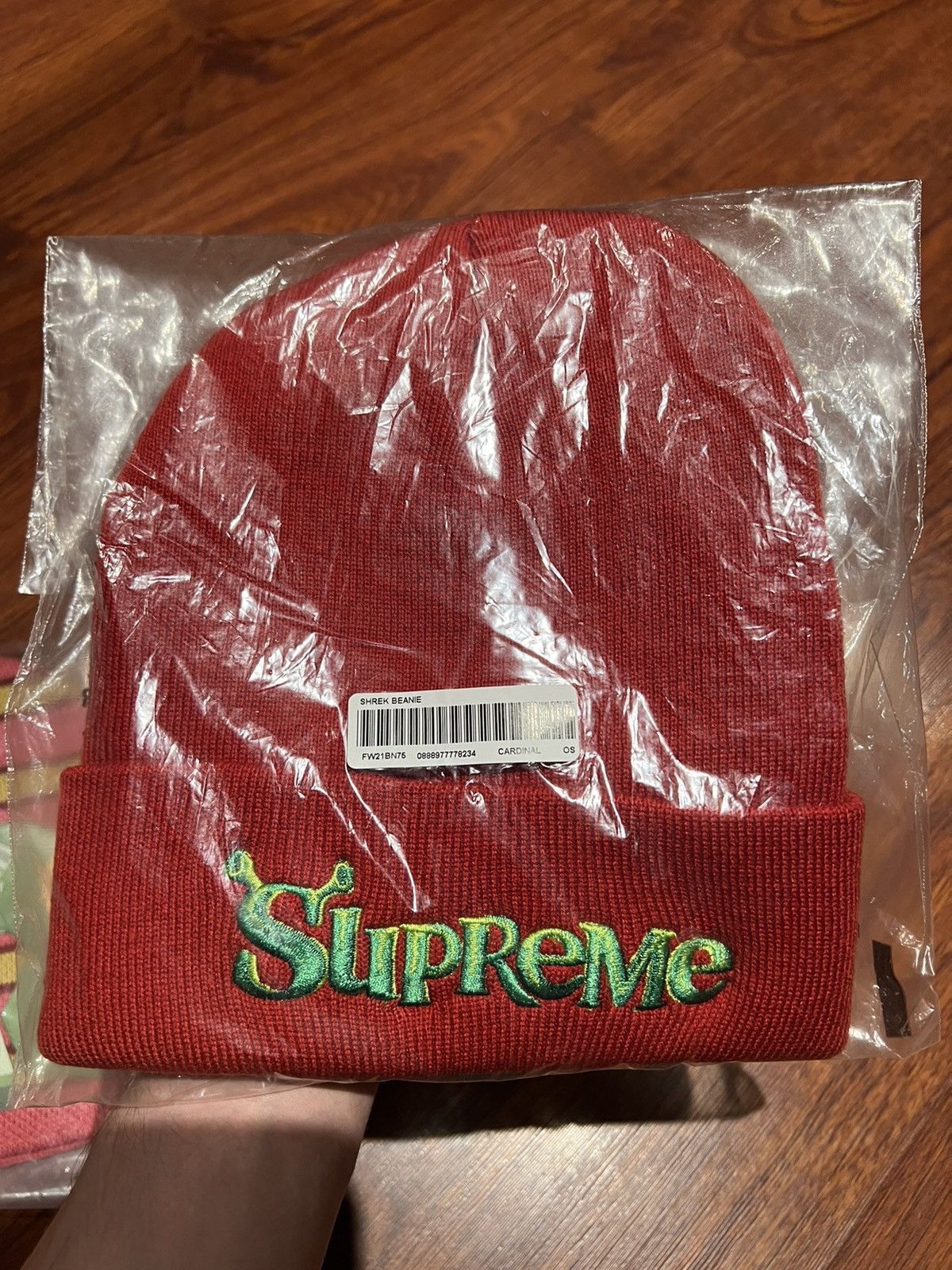 Supreme Shrek Supreme Logo Beanie | Grailed