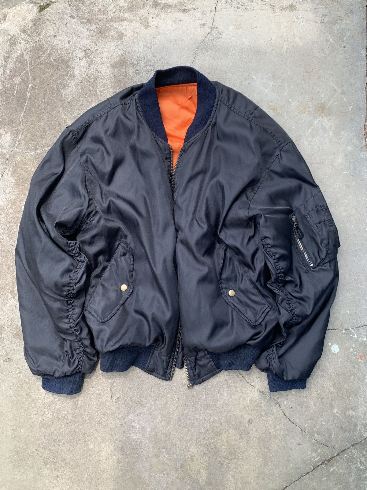 Streetwear US AIR FORCE FLYER'S MAN INTERMEDIATE MA-1 BOMBER JACKET ...