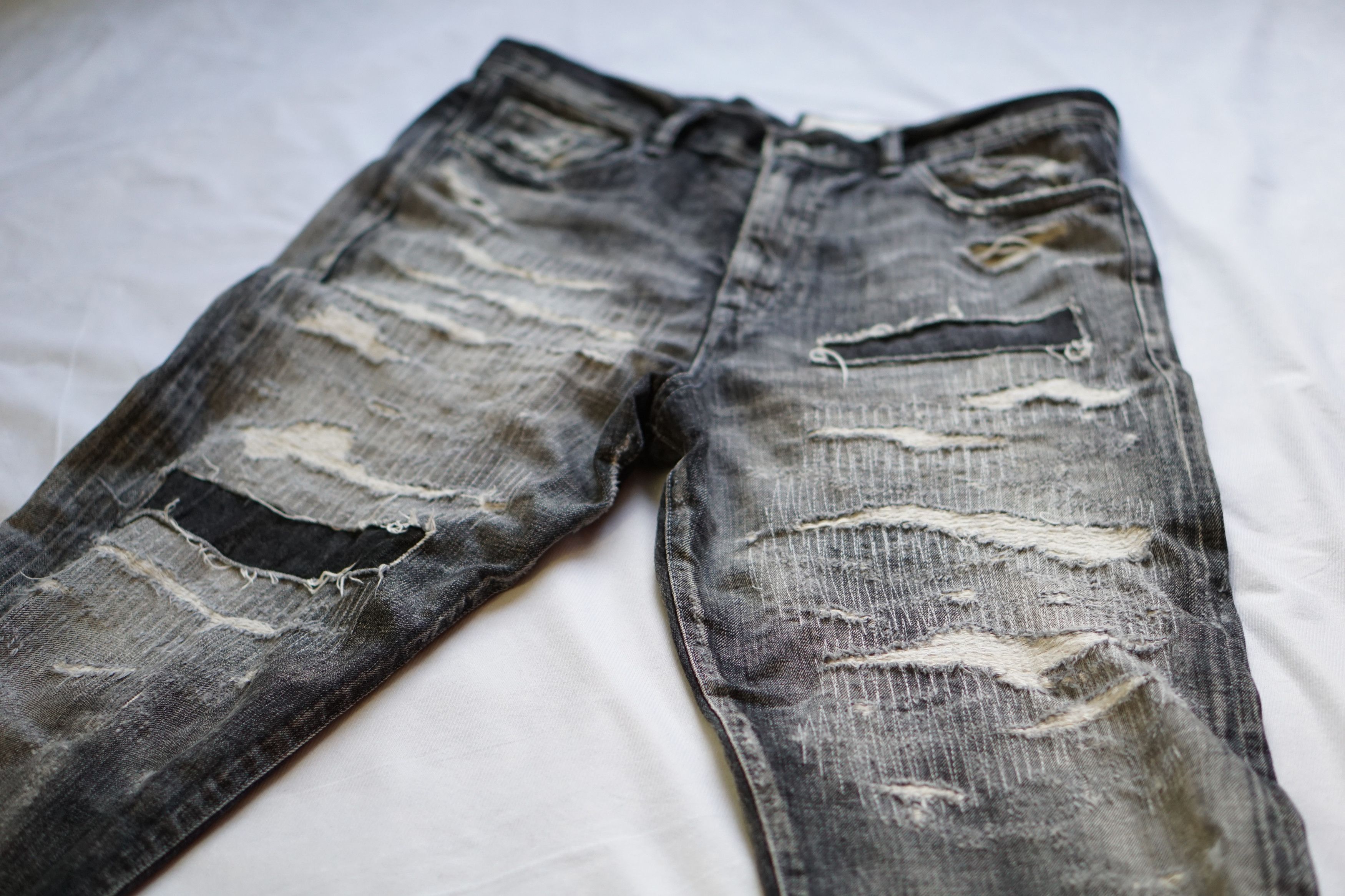 Neighborhood Savage Scratch denim 21ss | Grailed