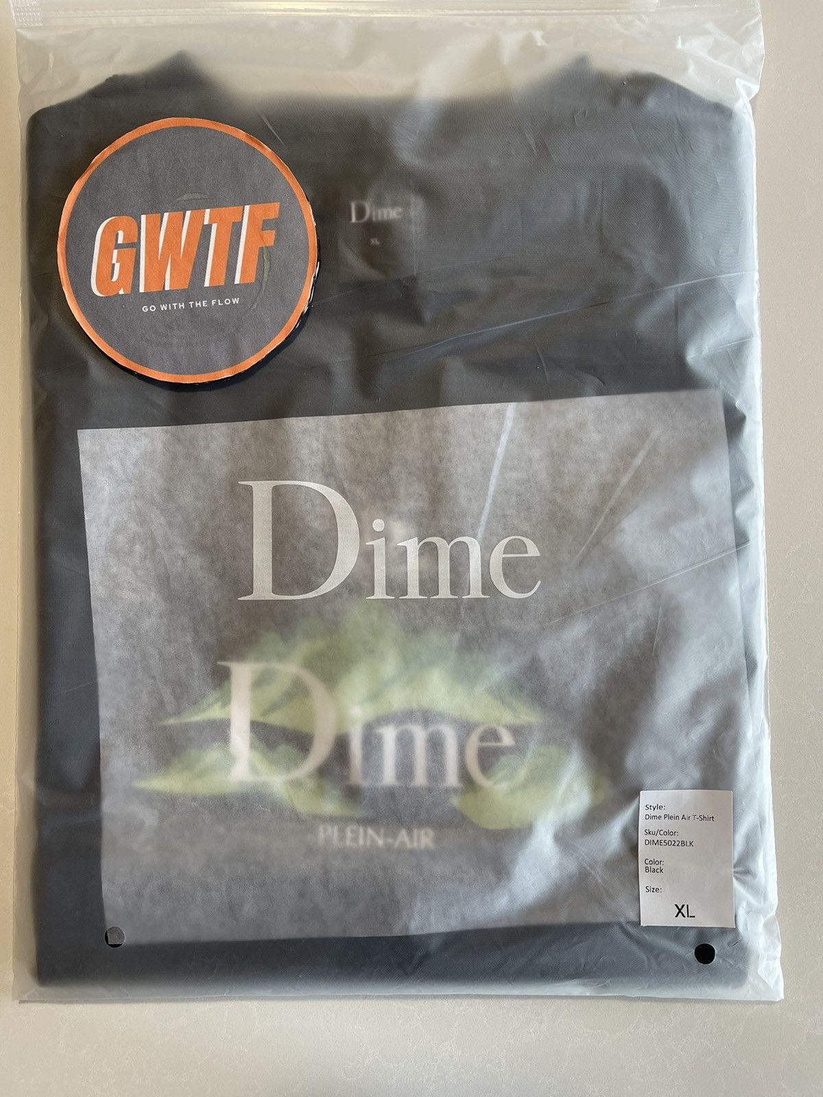 Dime Dime Plein Air T-Shirt Black Screen print | Grailed