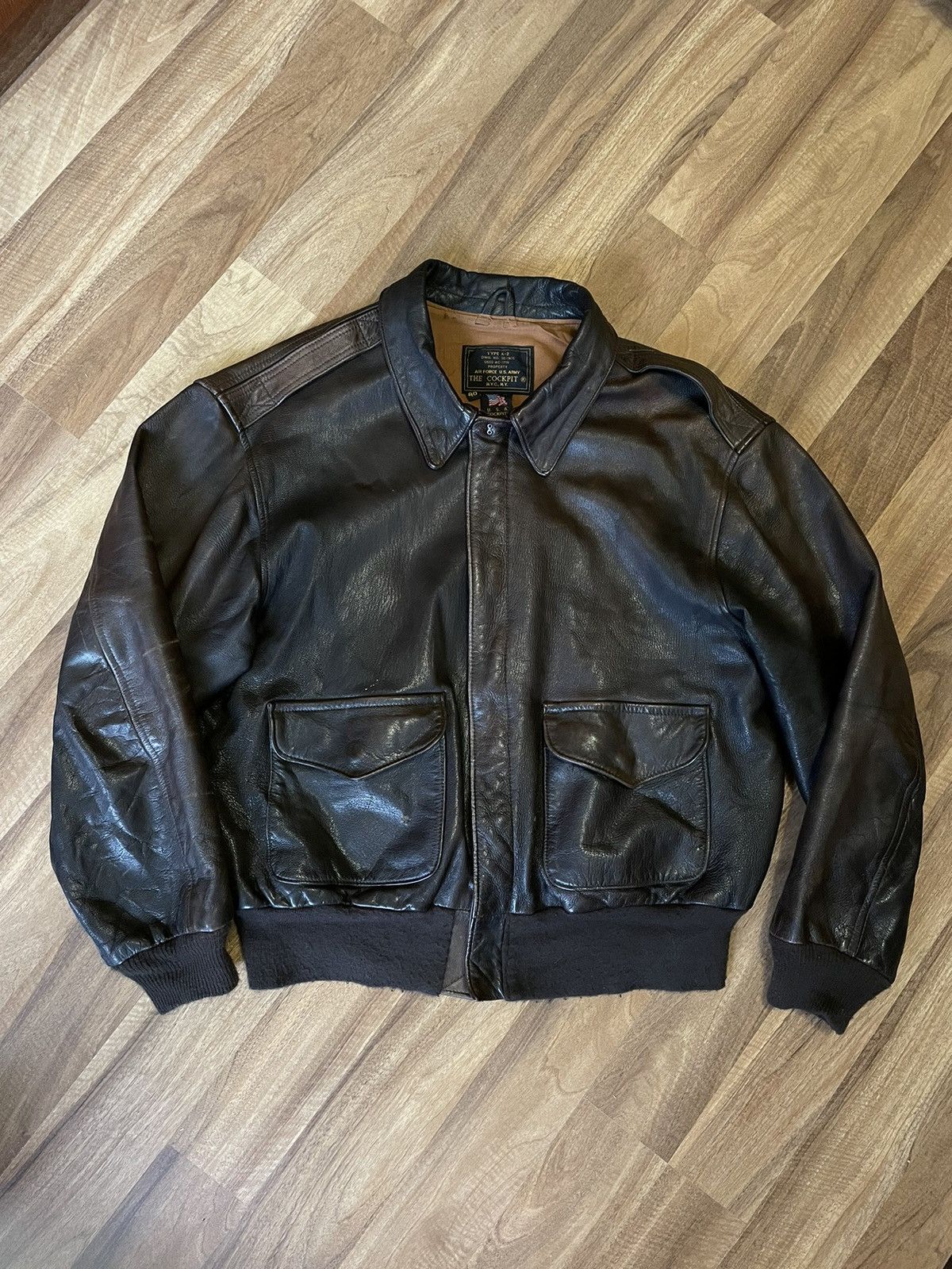 Cockpit Usa Cockpit A-2 Brown Leather Flight Jacket | Grailed