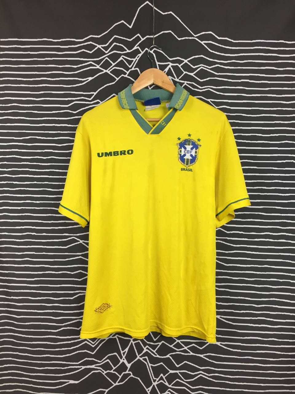 Umbro × Vintage Vtg Umbro Brazil Home Kit 1993/94 Jersey | Grailed