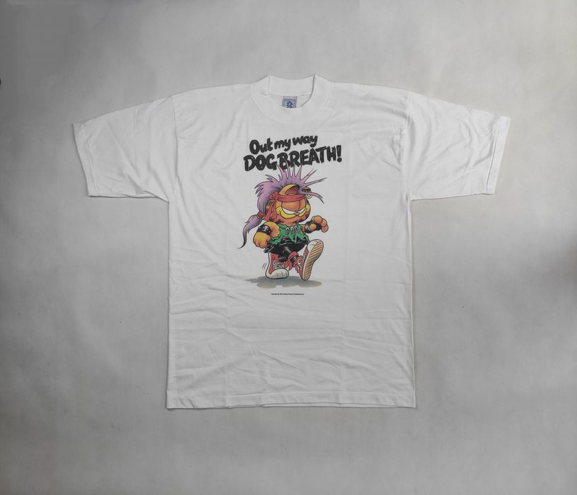 Vintage GARFIELD PUNK 90s Vintage Graphic Licensed T-shirt | Grailed
