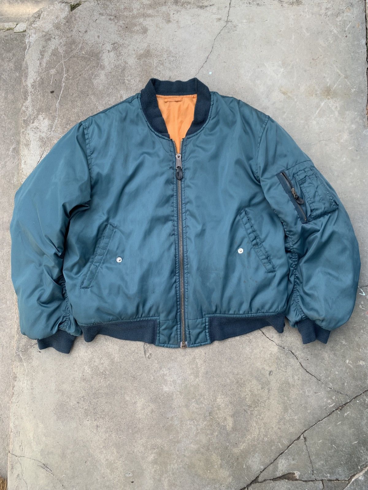 Military Vintage MA 1 Bomber Jacket Flyer's Cold Weather Army Y2K | Grailed