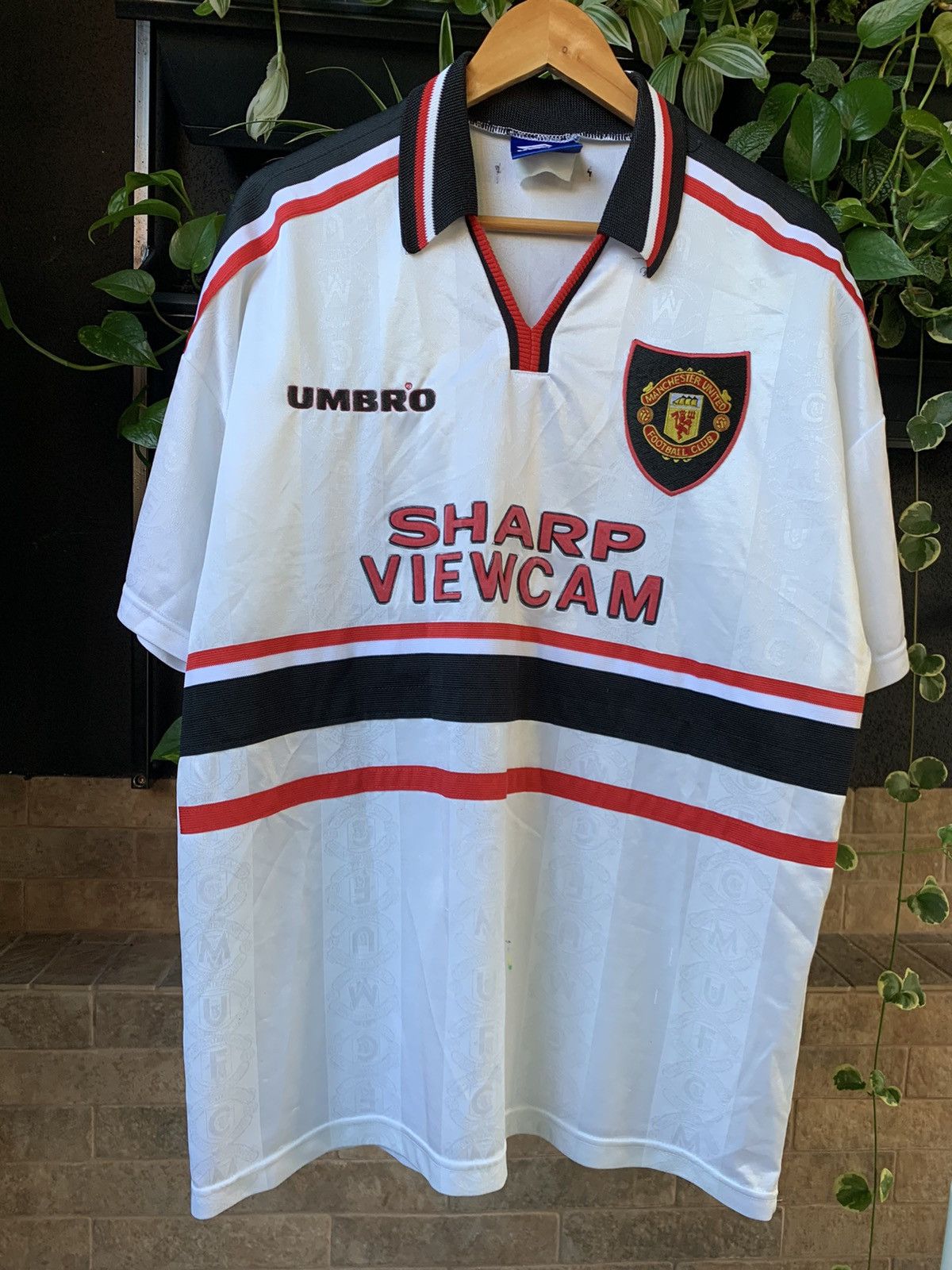 Vintage Rare Jersey Manchester United Umbro Sharp Viewcam vintage 🍷 ...