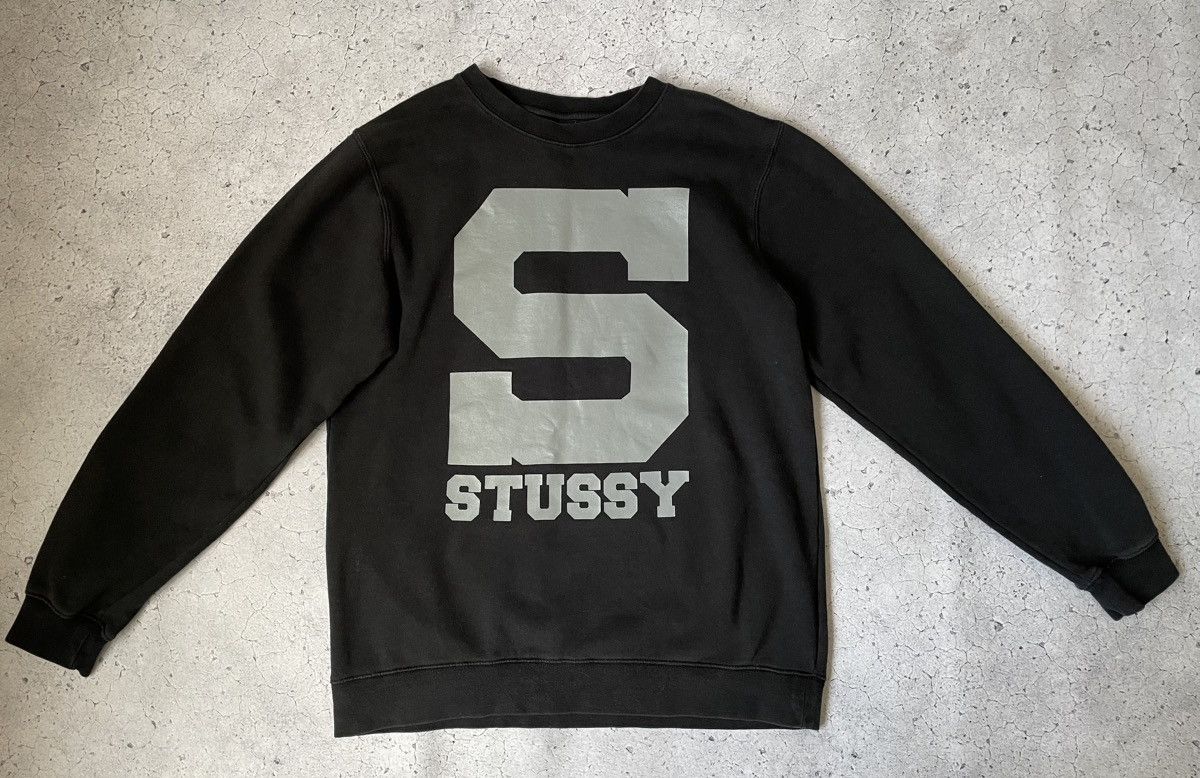 Made In Usa × Stussy × Vintage Vintage Stussy USA made sweatshirt with large big logo | Grailed