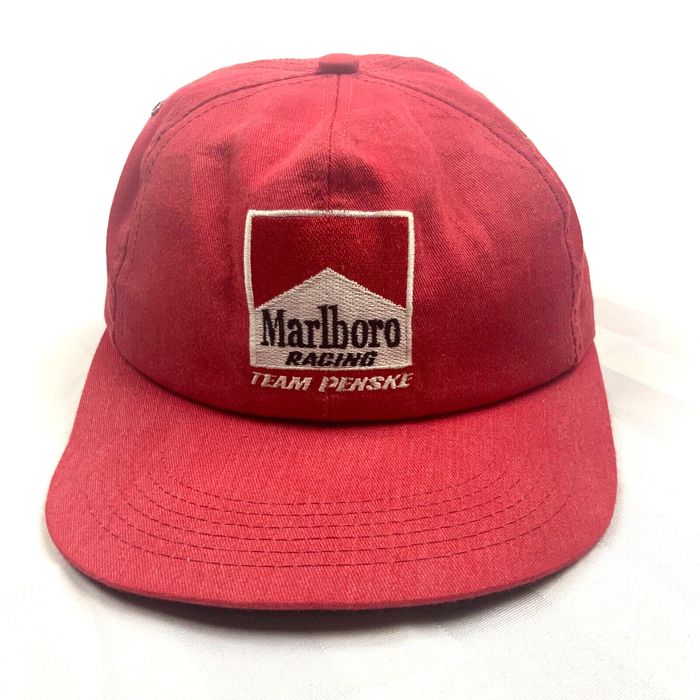 Marlboro Vintage Marlboro Racing Team Penske Snapback Hat Cap ...