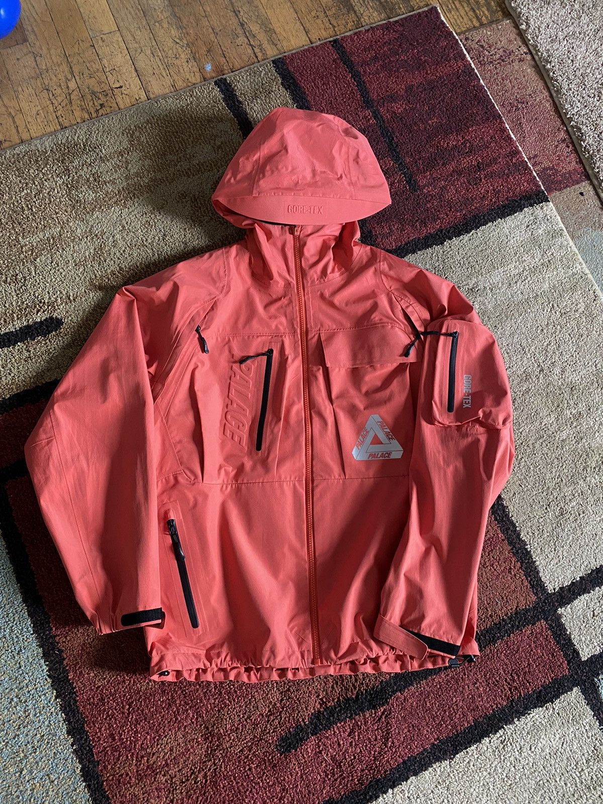 Palace Palace goretex cargo jacket orange | Grailed
