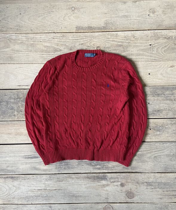 Polo Ralph Lauren Vintage Polo Ralph Lauren Red sweatshirt old money ...