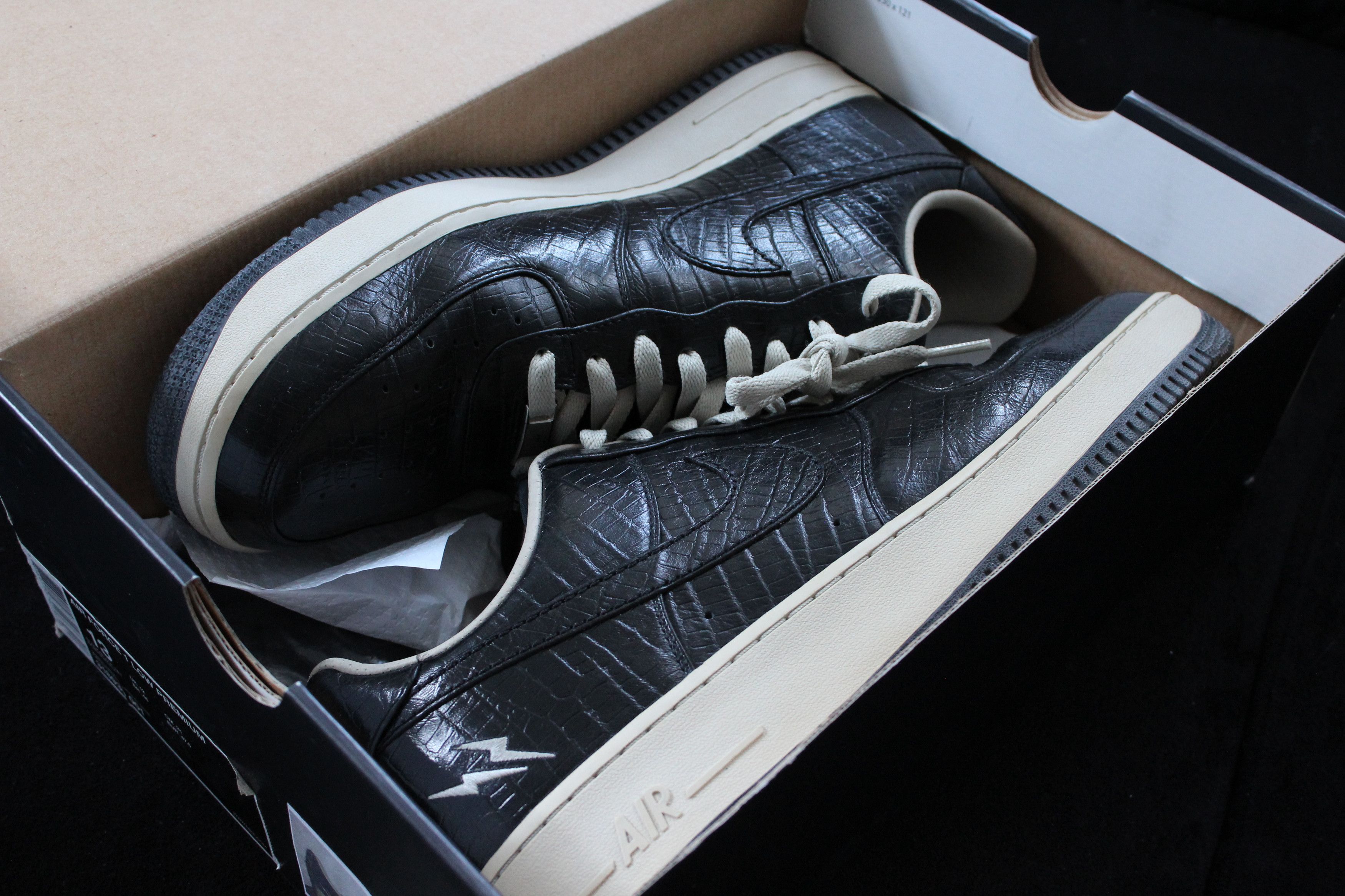 Fragment Design × Nike Nike Air Force 1 Low HTM Fragment 2007 Black ...