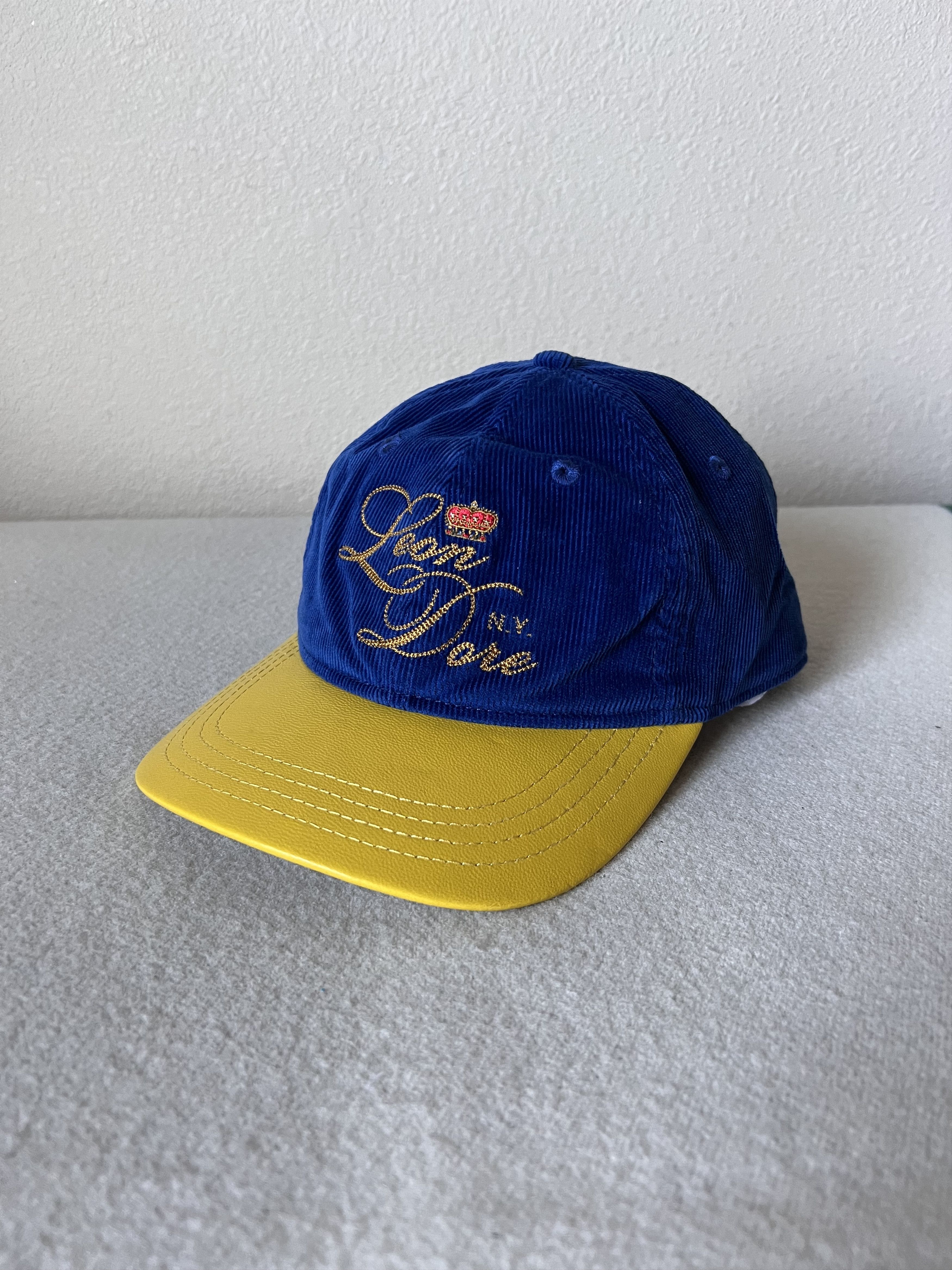Aime Leon Dore Aime Leon Dore Crown Logo Hat in Blue Yellow | Grailed