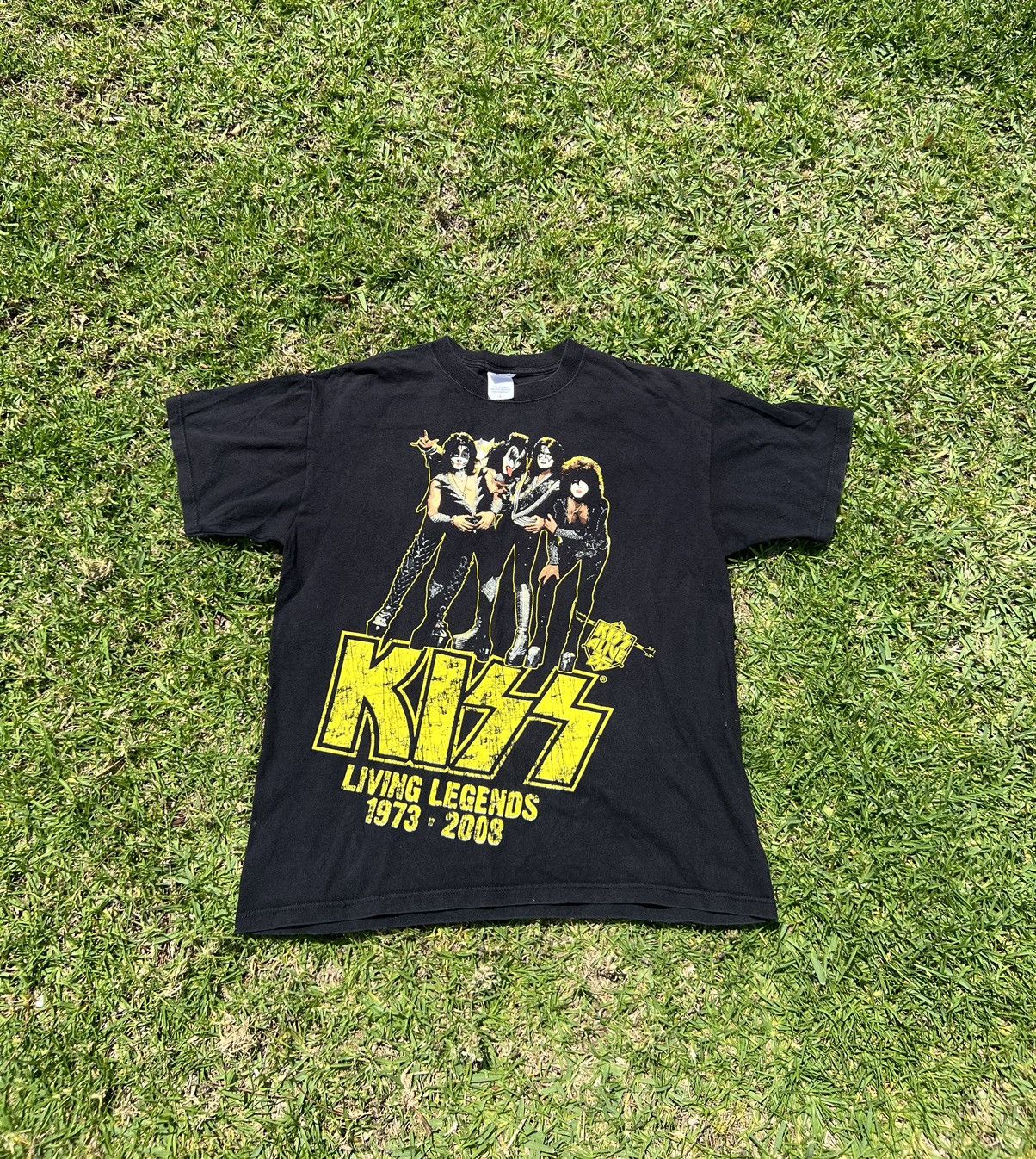 Japanese Brand Vintage Kiss T-shirt 90s American Wear Y2K Casual Style | Grailed