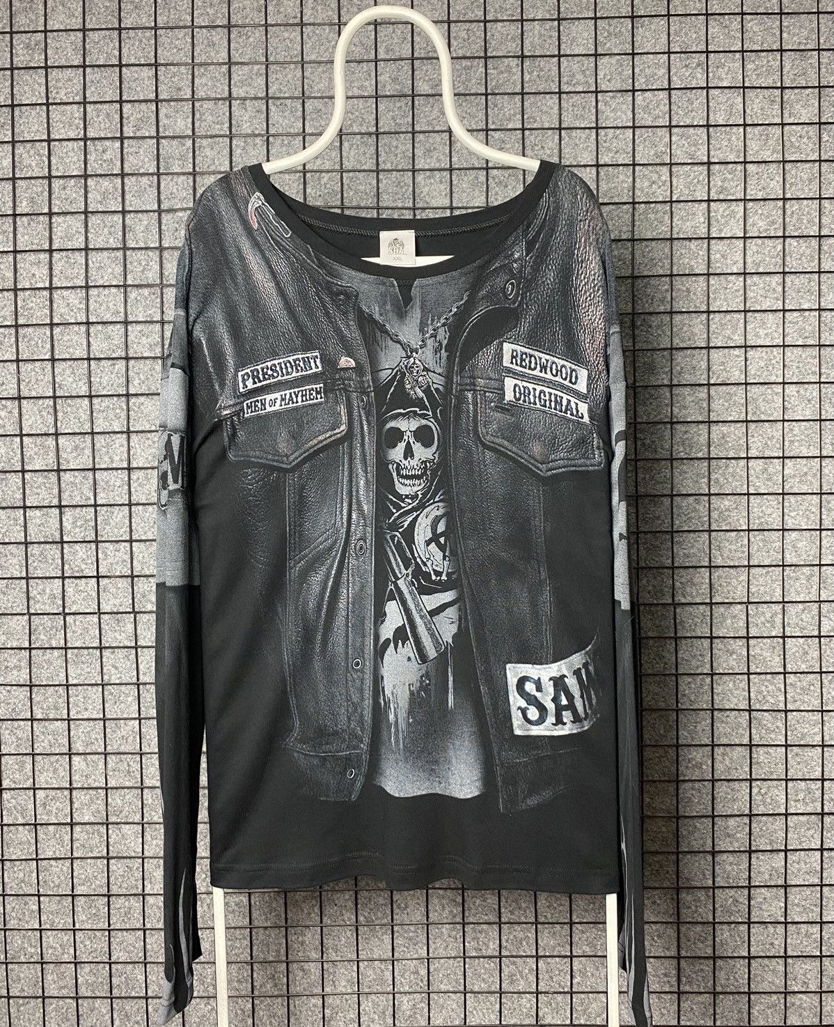 Band Tees × Skulls × Vintage Sons Of Anarchy SOA Vintage Long Sleeve T ...