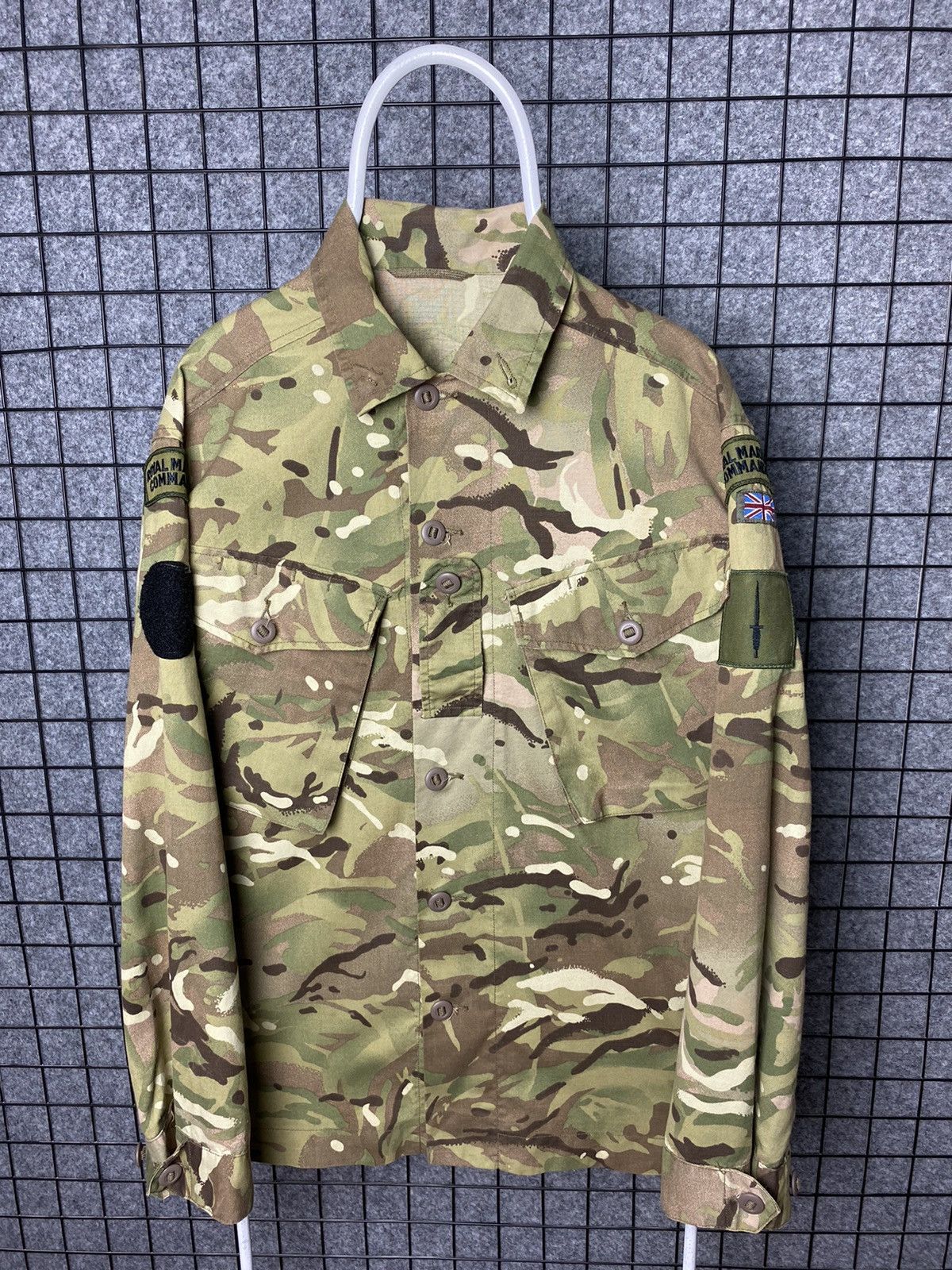 Camo × Military × Vintage Royal Marines Commando Military Camo Combat ...