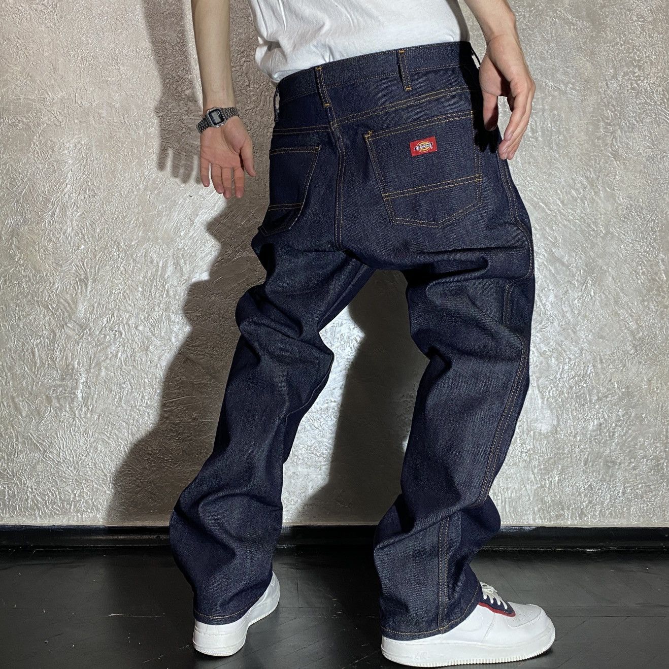 Vintage Crazy Indigo 🔥 Dickies Baggy Jeans Denim Wide Rap Pants Y2K ...
