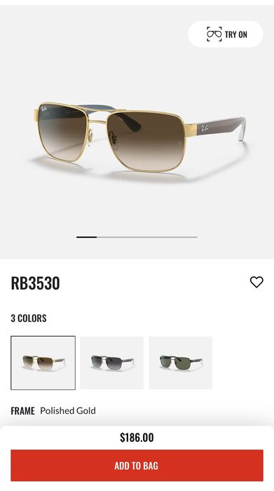 RayBan Ray Ban RB3530 Polished Gold Sunglasses | Grailed