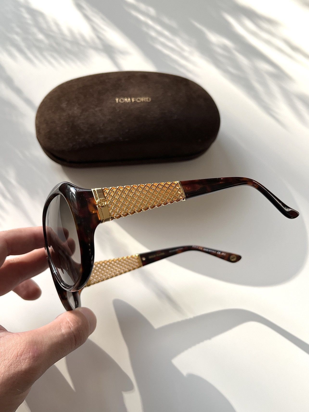 Gucci ★Y2K GUCCI OVERSIZED OVSL MASK GOLD PLATED SUNGLASSES★ | Grailed
